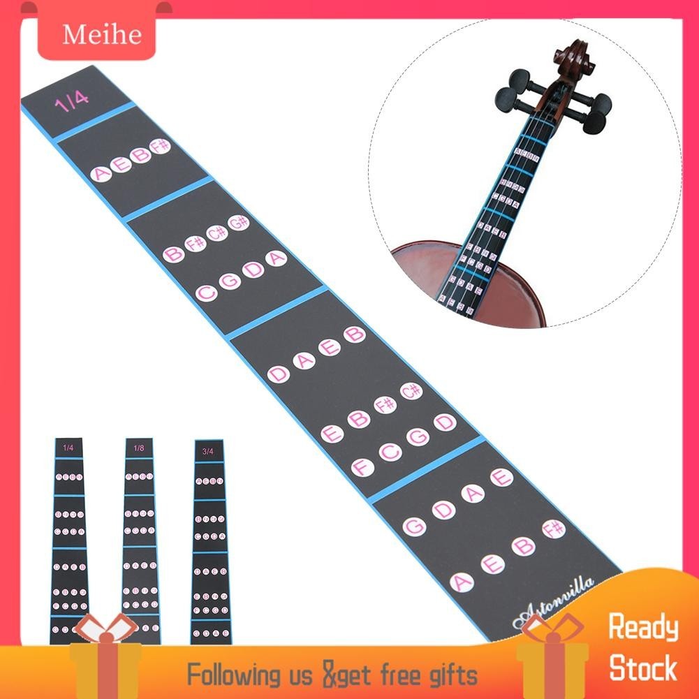 Meihe Zerone Violin Sticker 5pcs Fretboard Fingerboard Tape Fretless
