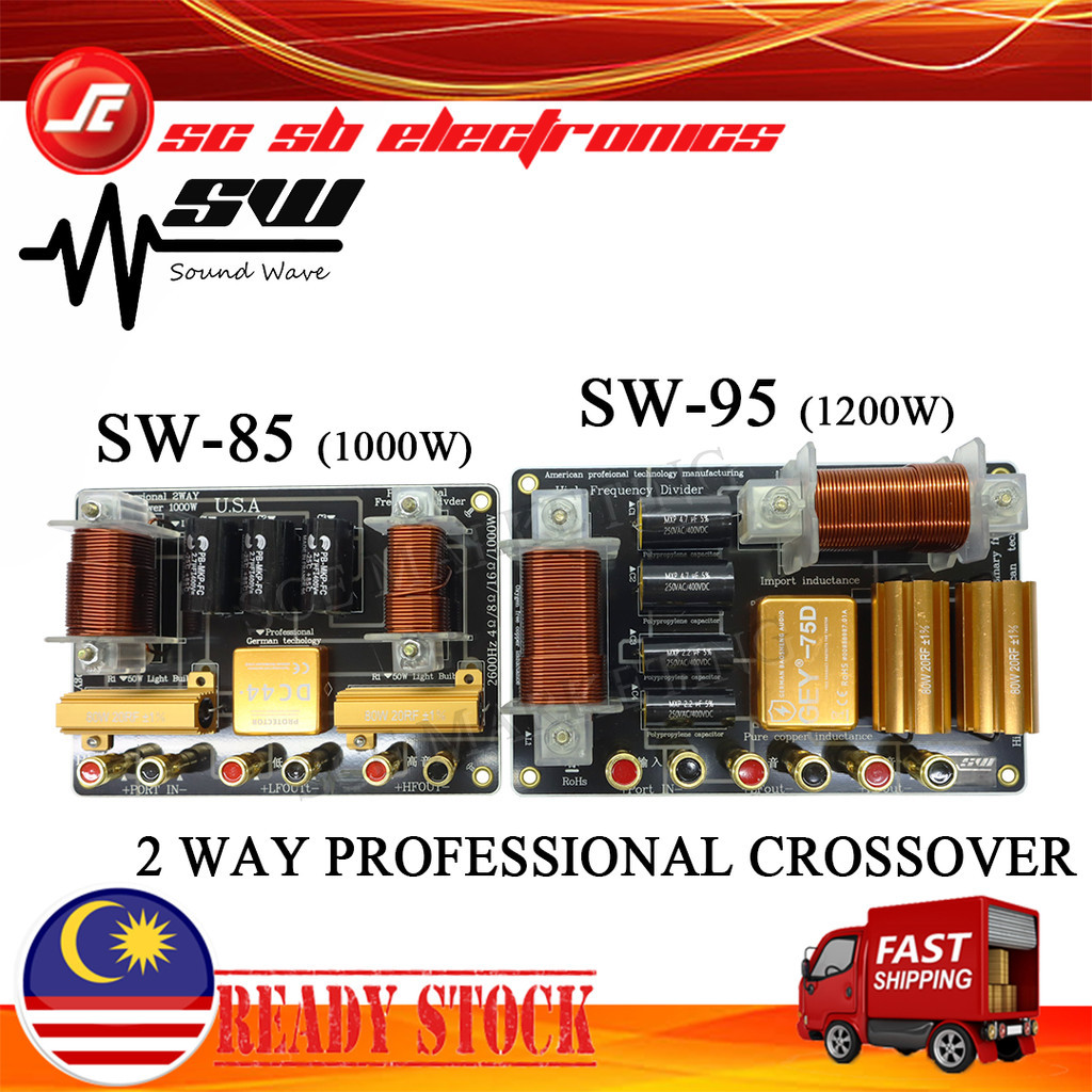 SOUNDWAVE SW-85 / SW-95 CROSSOVER BOARD 1000W / 1200W TREBLE BASS ...