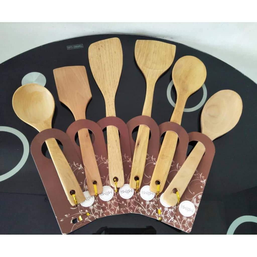 SENDUK, SUDIP KAYU ( 1PCS/ 1 SET ) / KITCHEN TOOL LADLE, SPATULA ...