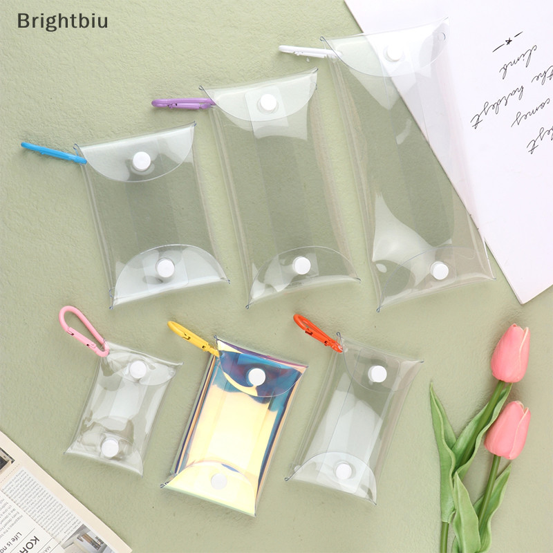 [Brightbiu] Mini Anime Doll Display Bag Transparent Coin Purse Keychain ...