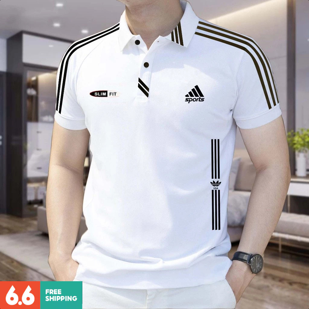 Polo shirt for men, logo sports polo shirt, simple design, soft and ...