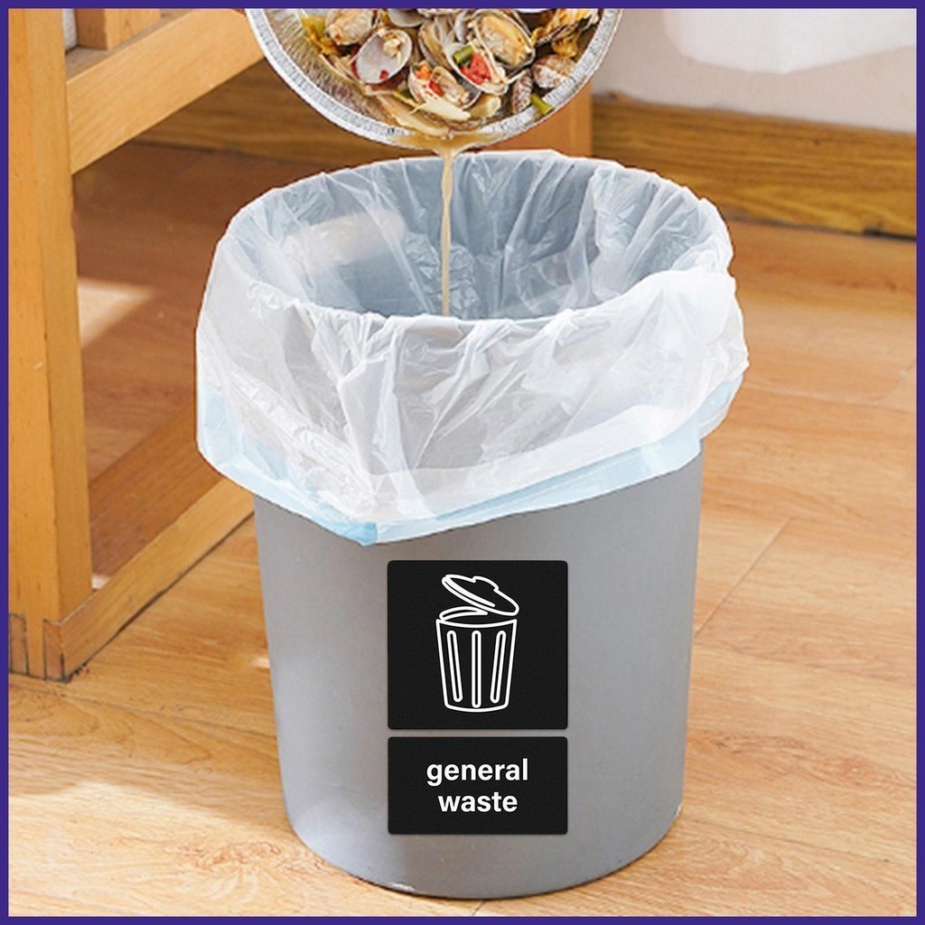 Recycle Stickers for Trash Bins Selfadhesive Recycle Trash Sign Sign ...