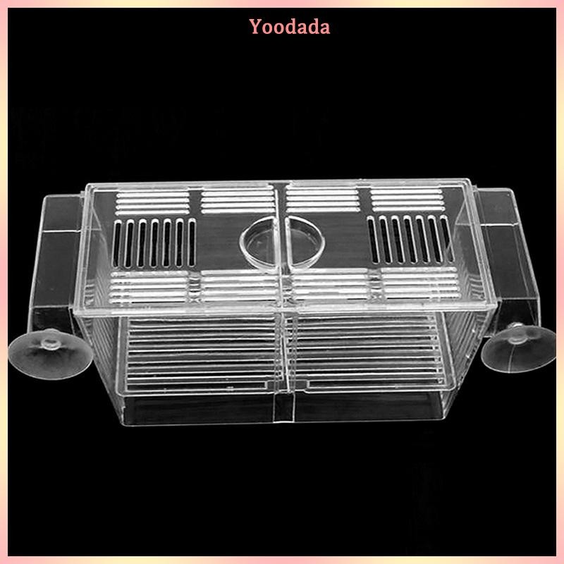 Yoo Fish for Tank Breeding Box Transparent Plastic with Suction Cups ...