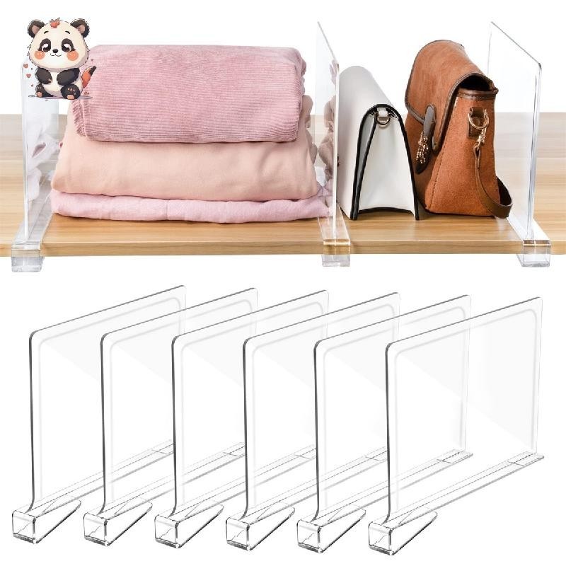 Divider Rack, Storage Rack, Wardrobe Storage Partitions, Acrylic Shelf ...