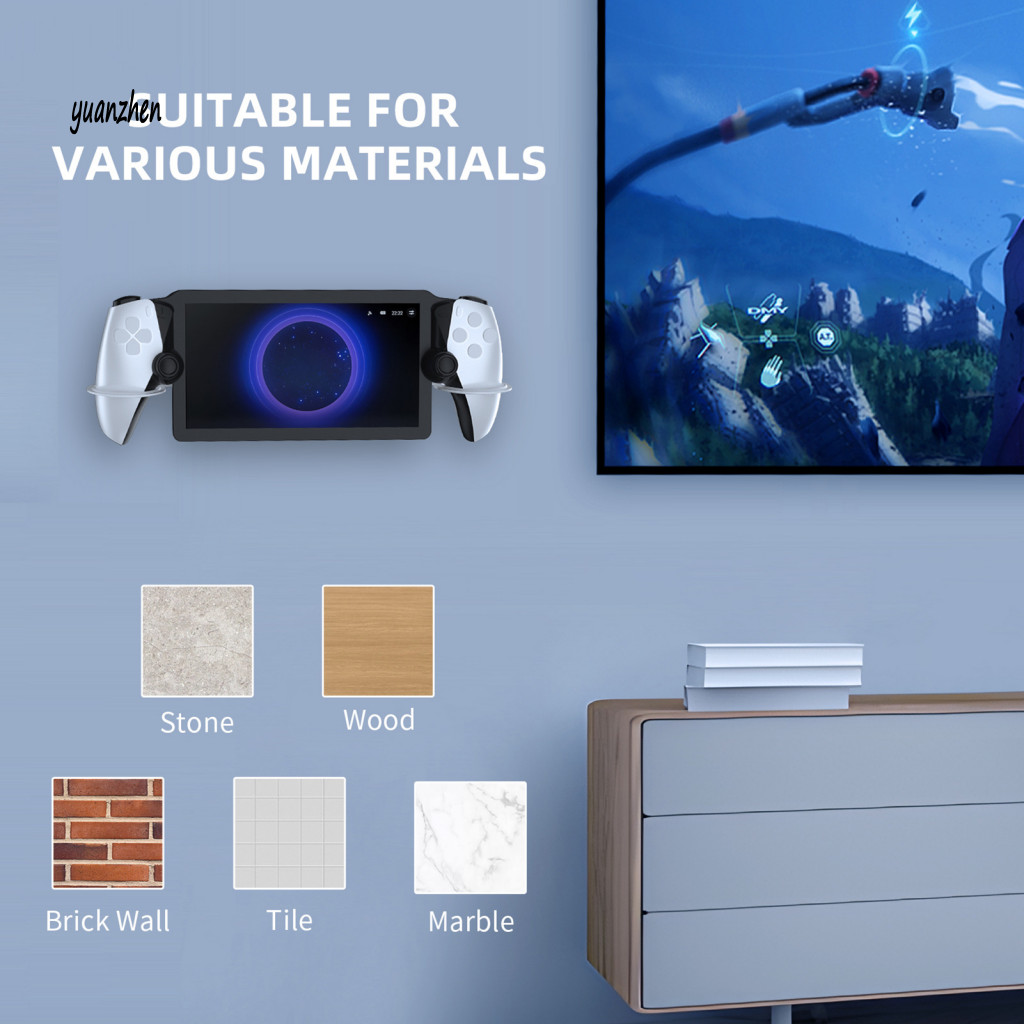 yuanzhen Wall-mounted Console Stand Game Console Bracket Ps5 Game ...