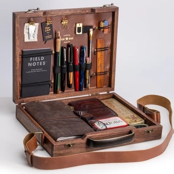 Artist Writer Painter Wooden Backpack Wooden Box Briefcase Unique ...