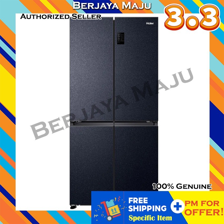 Haier 529L French Door Twin Inverter Refrigerator HRF-IM585HM(BL ...