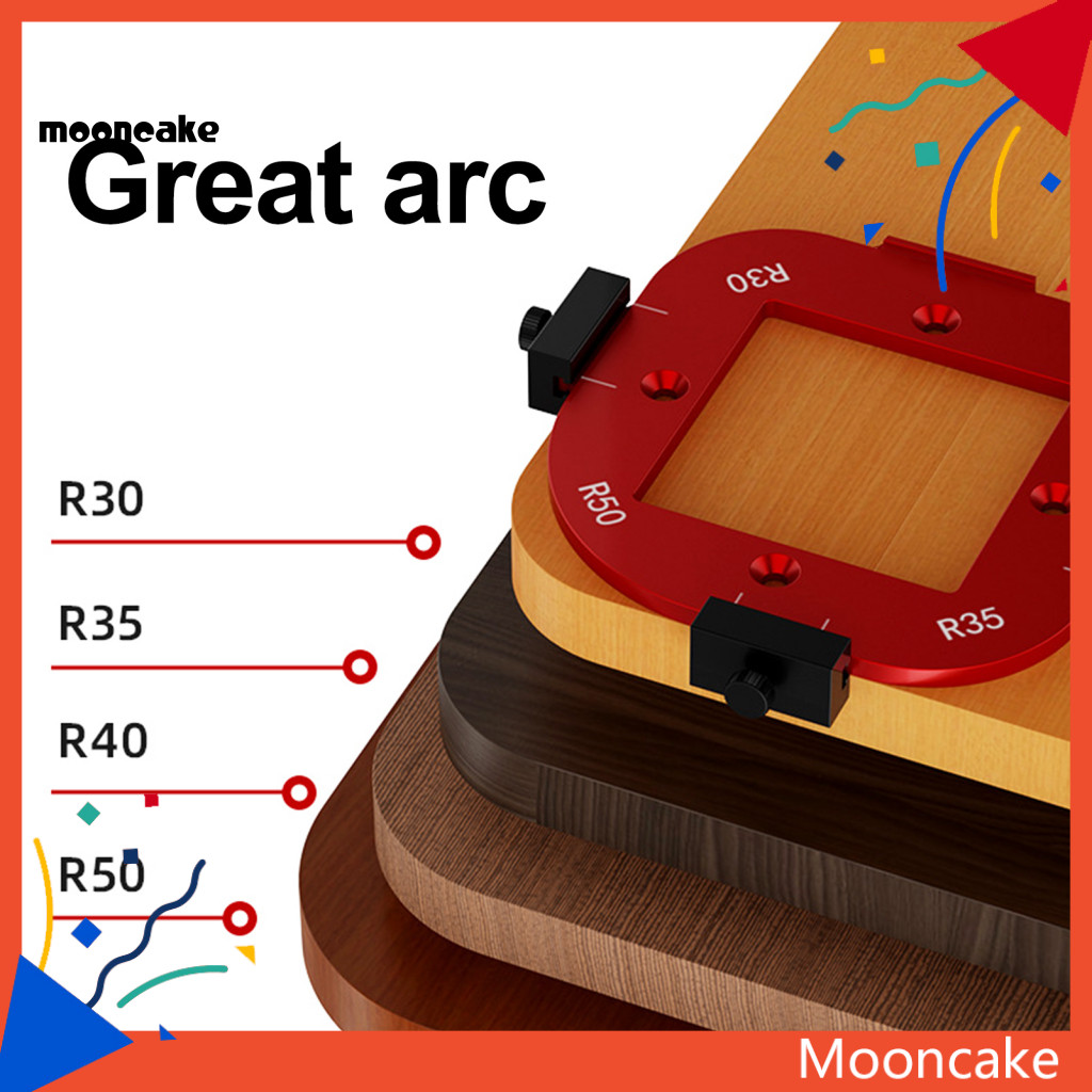 Moon* Easy to Use Routing Templates Woodworking Corner Radius Routing ...