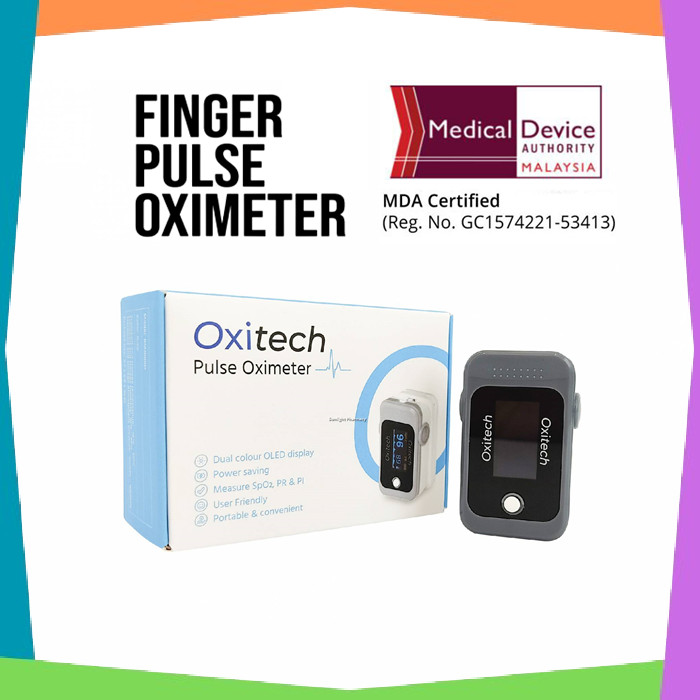 Oxitech Pulse Oximeter /Konsung Fingertip Pulse Oximeter /血氧仪 | Shopee ...