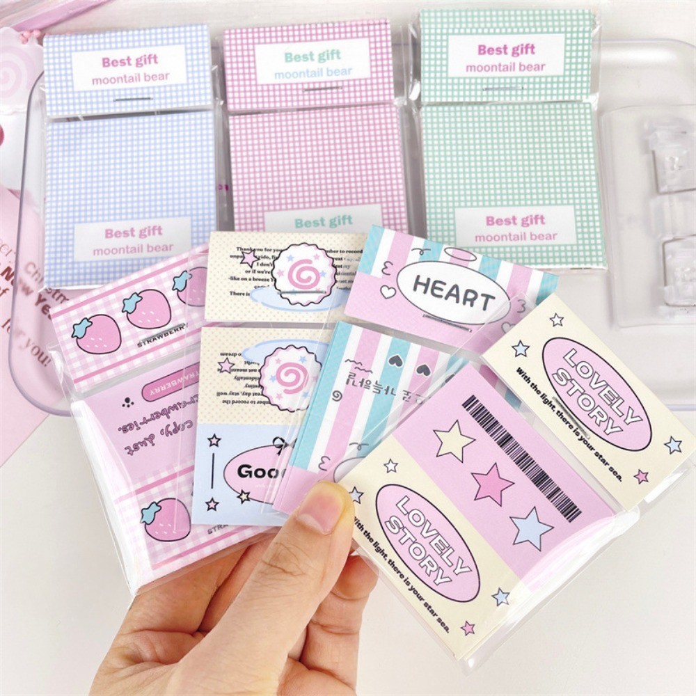 10pcs/set Mini Strawberry Card Head Folding Card Packaging Material ...
