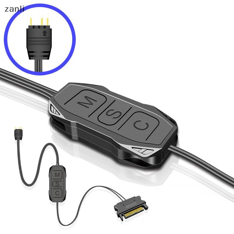 MY ARGB Controller 5V 3pin To SATA Power Supply Mini RGB Controller ...