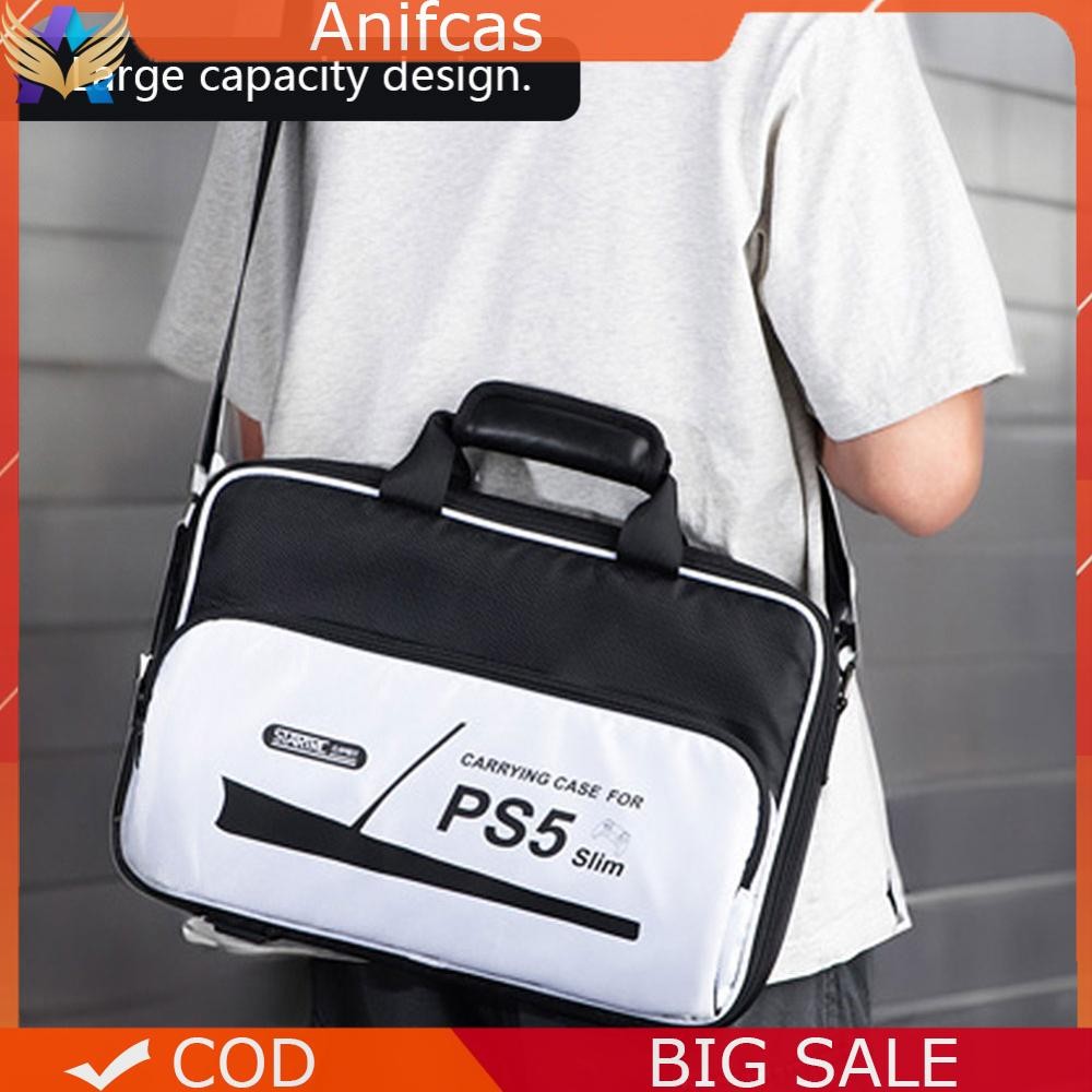 Carrying Case Shockproof Storage Bag for PS5 Slim Console Controllers ...