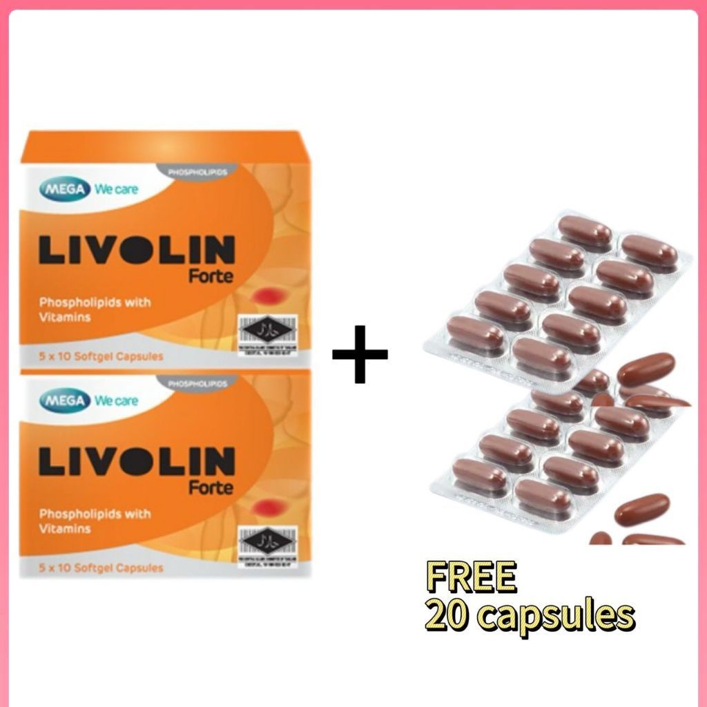 LIVOLIN FORTE - 2 X 50 SOFTGEL CAPSULES FOC 20S | Shopee Malaysia
