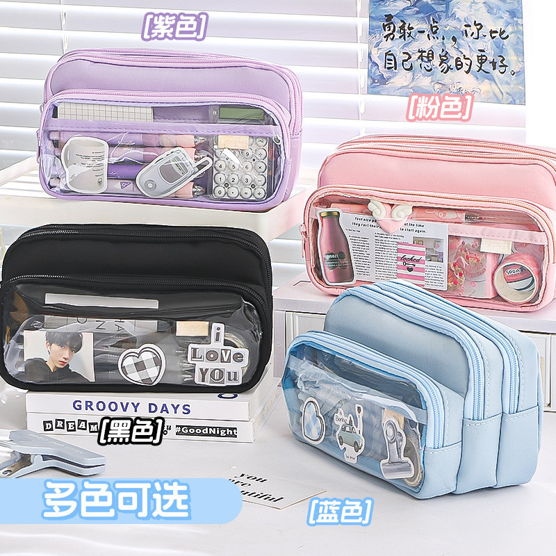 [⭐Local Stock]Beg Pensil Kapasiti Besar 100 Pen - Reka Bentuk Multi ...