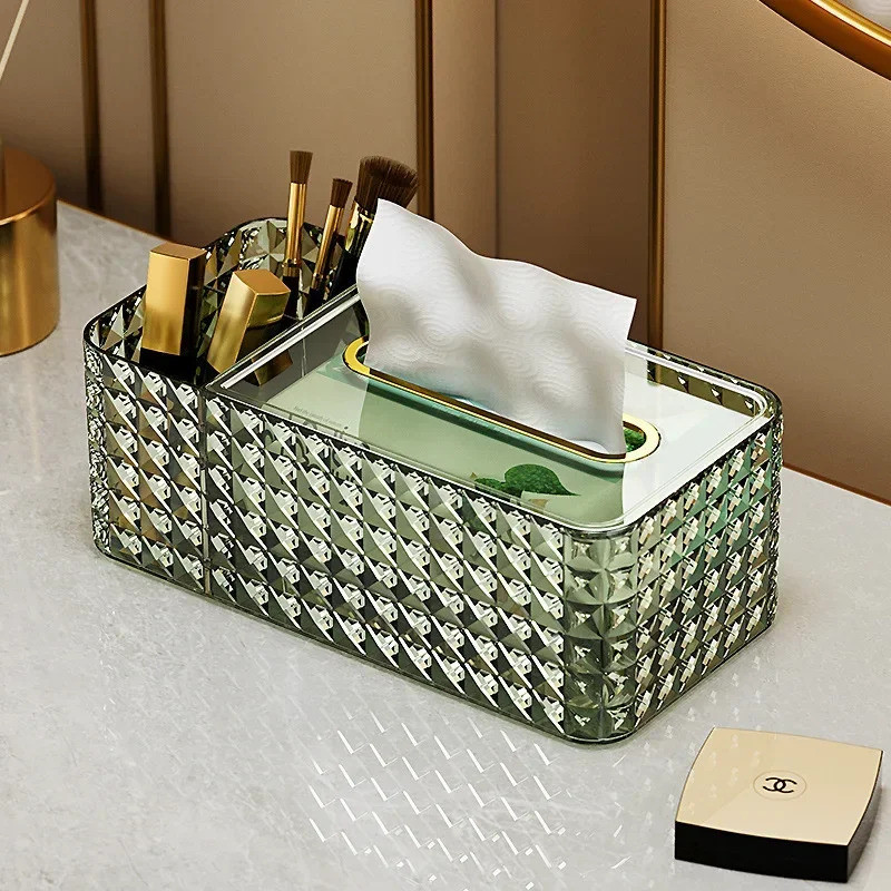 New Luxury Minimalist Tissue Box Art Paper Cylindrical Design For ...