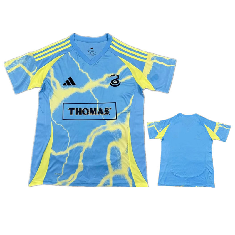 Philadelphia Union Soccer Jersey 2025-26 Away Football Shirt Voltage ...