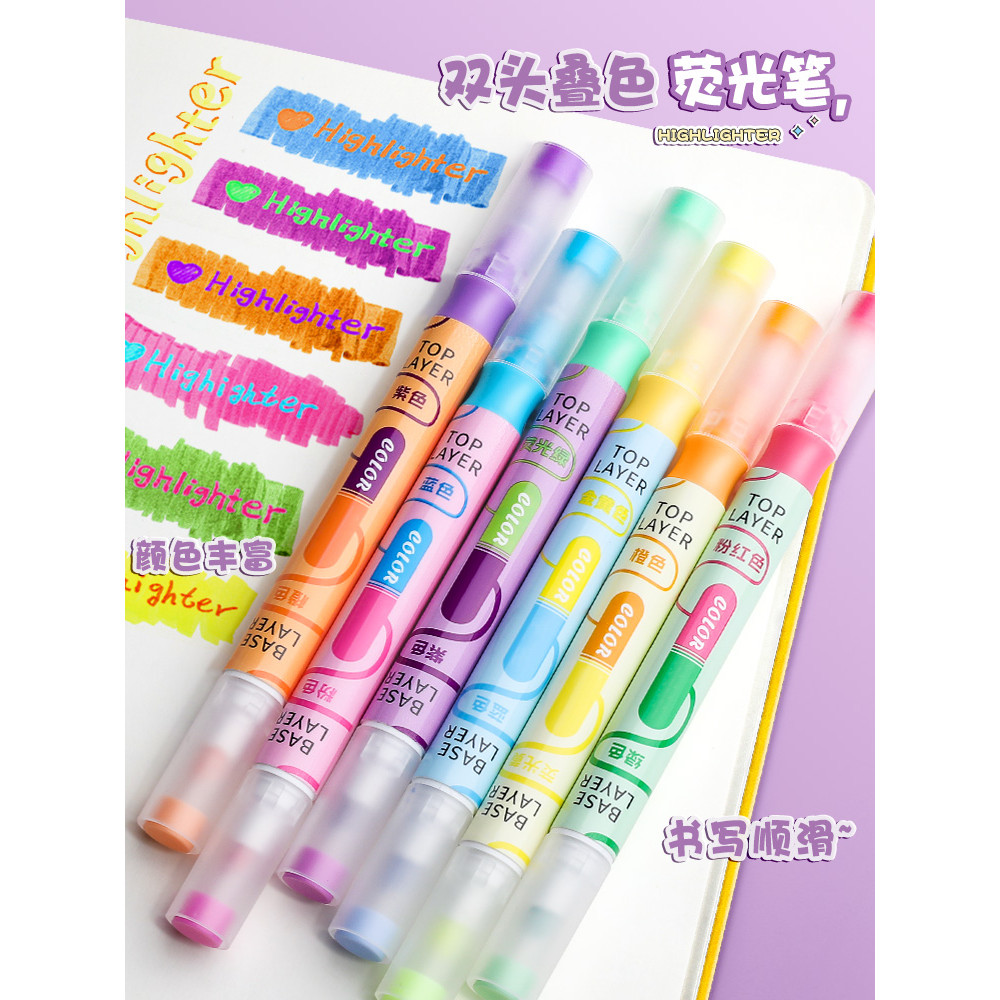 Pen Serlah Susun Warna Berkepala Dwi, Pen Jurnal Warna Boleh Ditindan ...