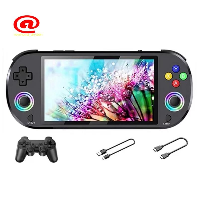 M22 Pro Retro Game Console 128GB 5.0 Inch IPS Display RGB LED Joystick ...