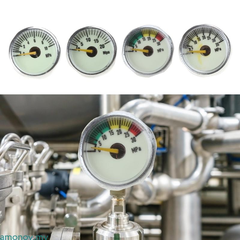 amonoy M10Thread Mini Tanks Gauge Level Indicator 25mm Diameter Portable Leak Detector Gas ...