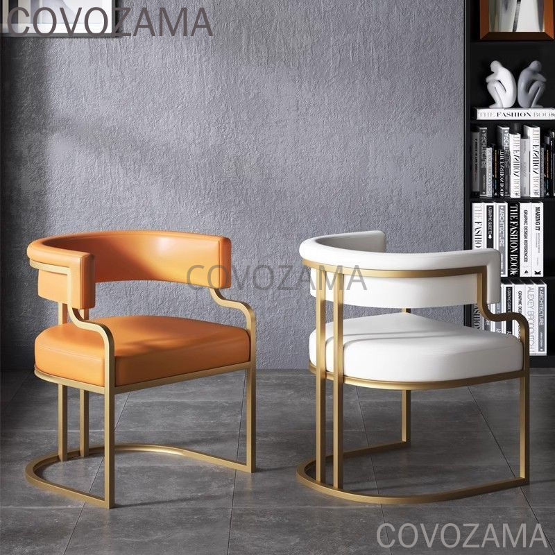 Light Luxury Simple Style Dining Chair High-End Tea Chair Sales Office ...