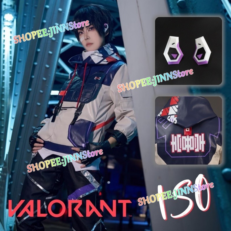 -JINN-High-Quality VALORANT Cosplay Costume VALORANT ISO Game Outfits ...