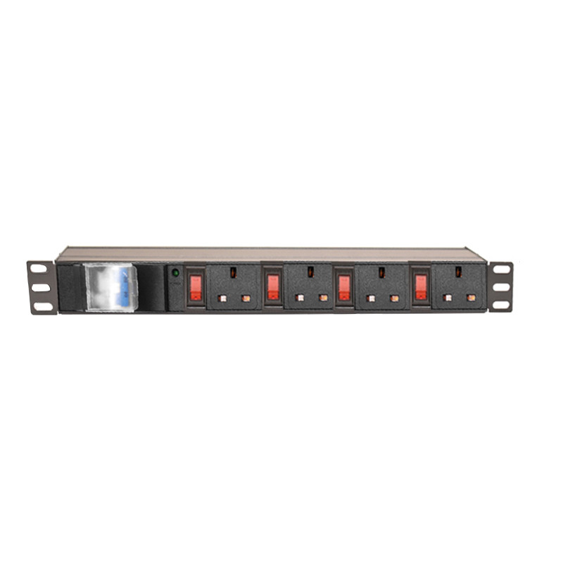 19inch Server Rack Pdu Power Strip Power Distribution Unit 4 Socket Uk Extension Socket 16a