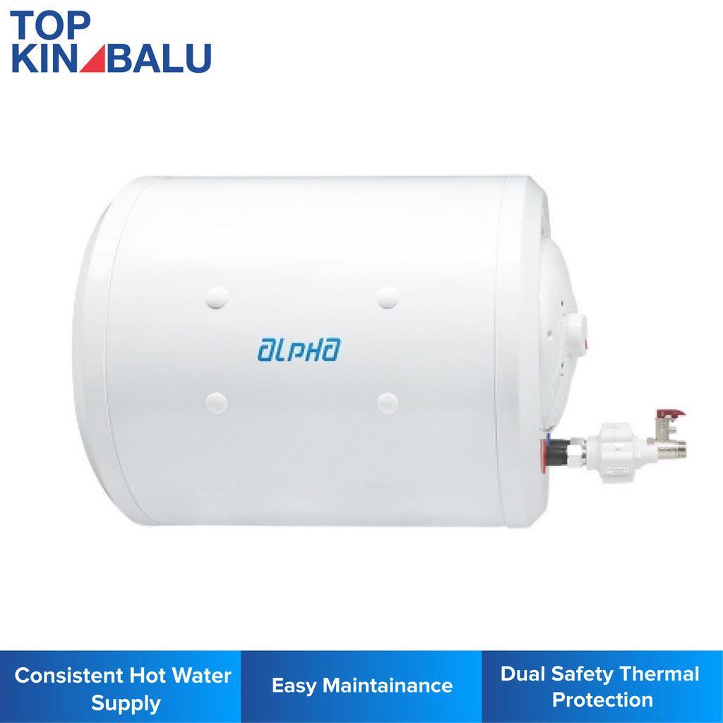 [SABAH ONLY] ALPHA 30L AST-30-H (HORIZONTAL) STORAGE WATER HEATER | Shopee Malaysia