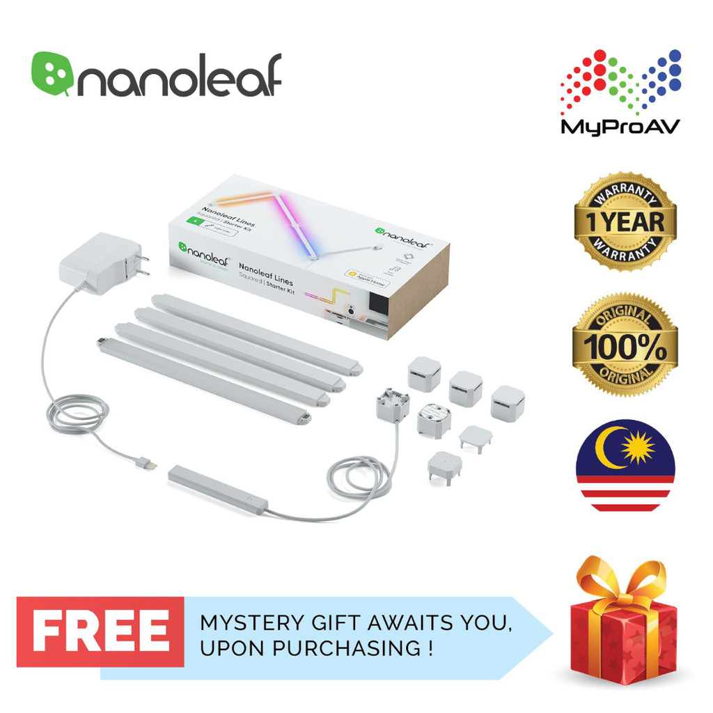 NANOLEAF Lines Squared Starter Kit (4 Lines) | Shopee Malaysia
