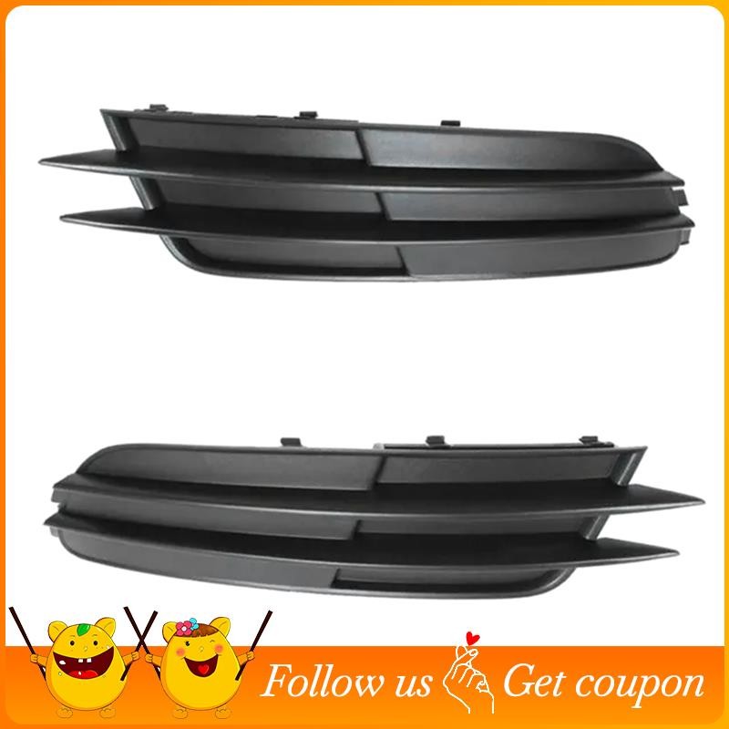 Front Bumper Fog Light Grille Cover for A6 C7 2011-2014 4G0807681F ...
