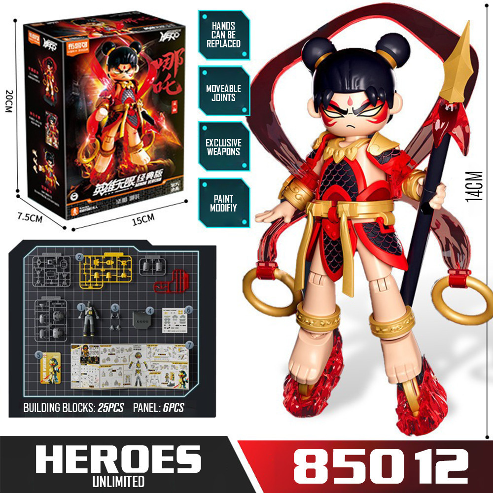 Blokees Figures 85012 Nezha Mystical Aspect Hero Infinity Series AMV08 ...