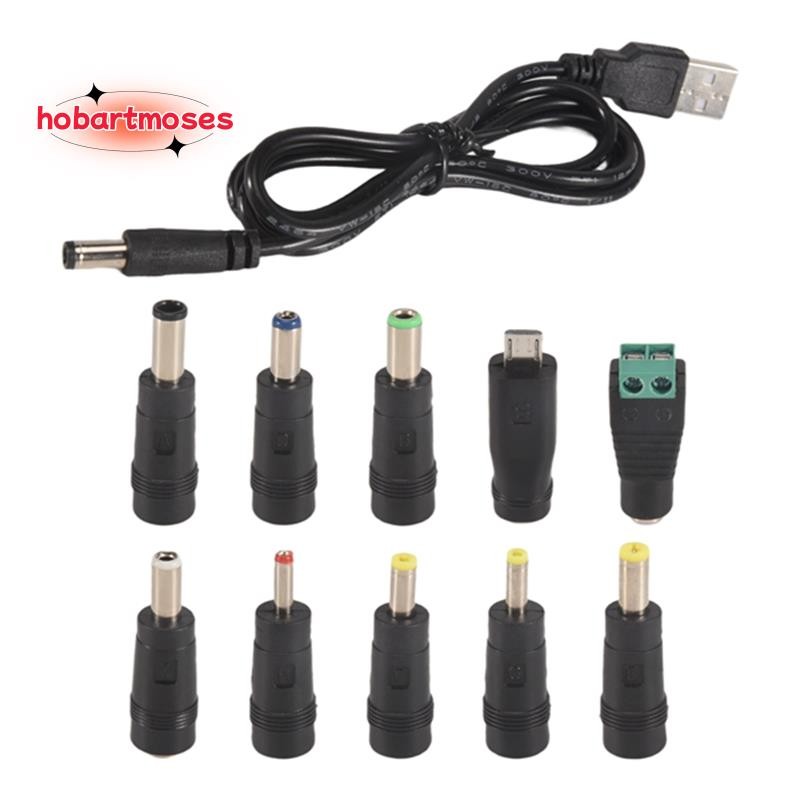 USB To DC Power Cable Universal USB To DC Jack Charging Cable Power ...