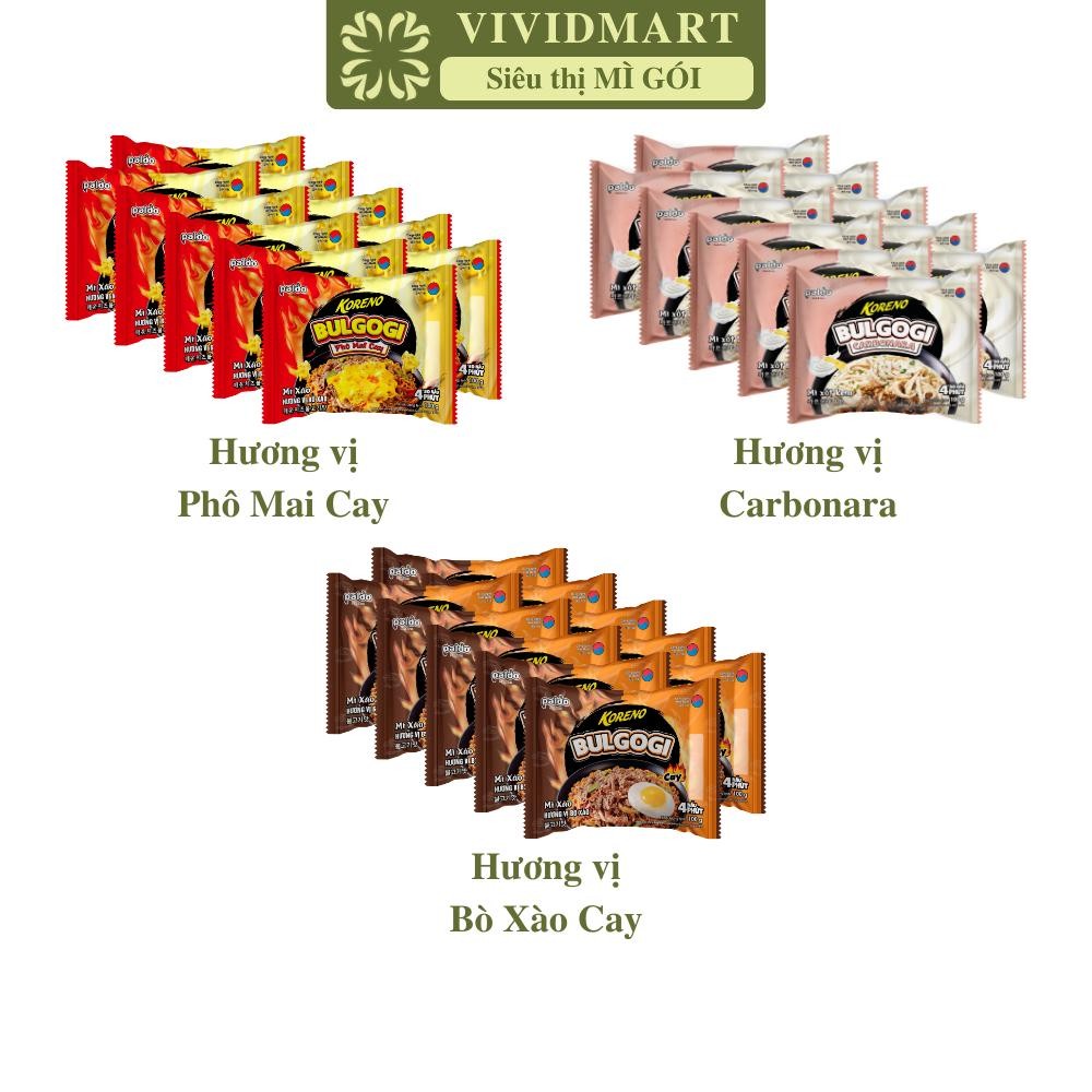 [SET Of 10 PACKAGES] - PALDO - Koreno Bulgogi Fried Noodles 3 flavors ...
