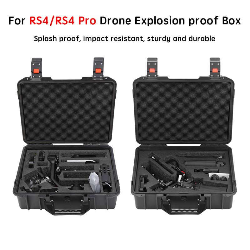 For DJI RS 4 PRO Explosion proof Box RS4 Storage Bag Portable Storage ...