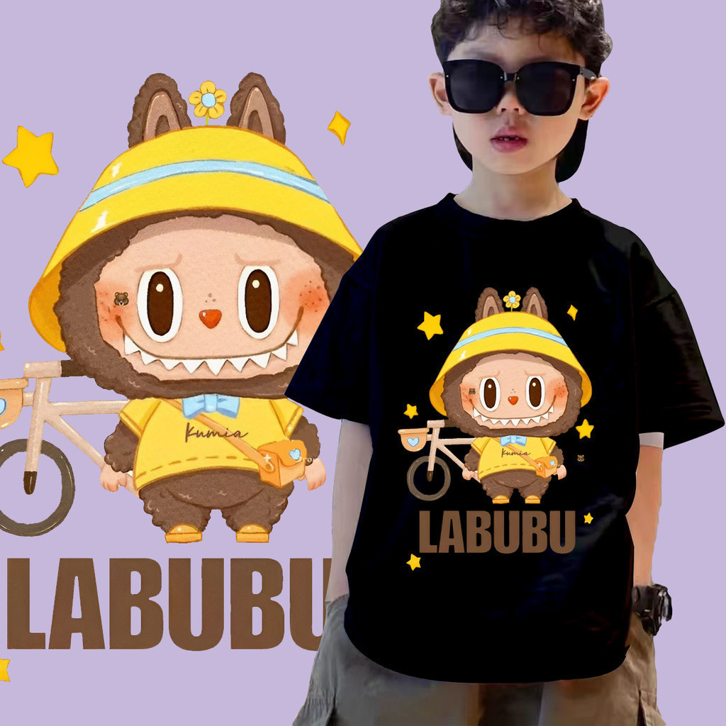 New Labubu Pop Mart Printed T-Shirt 8 Colors Comfortable Wrinkle Free ...