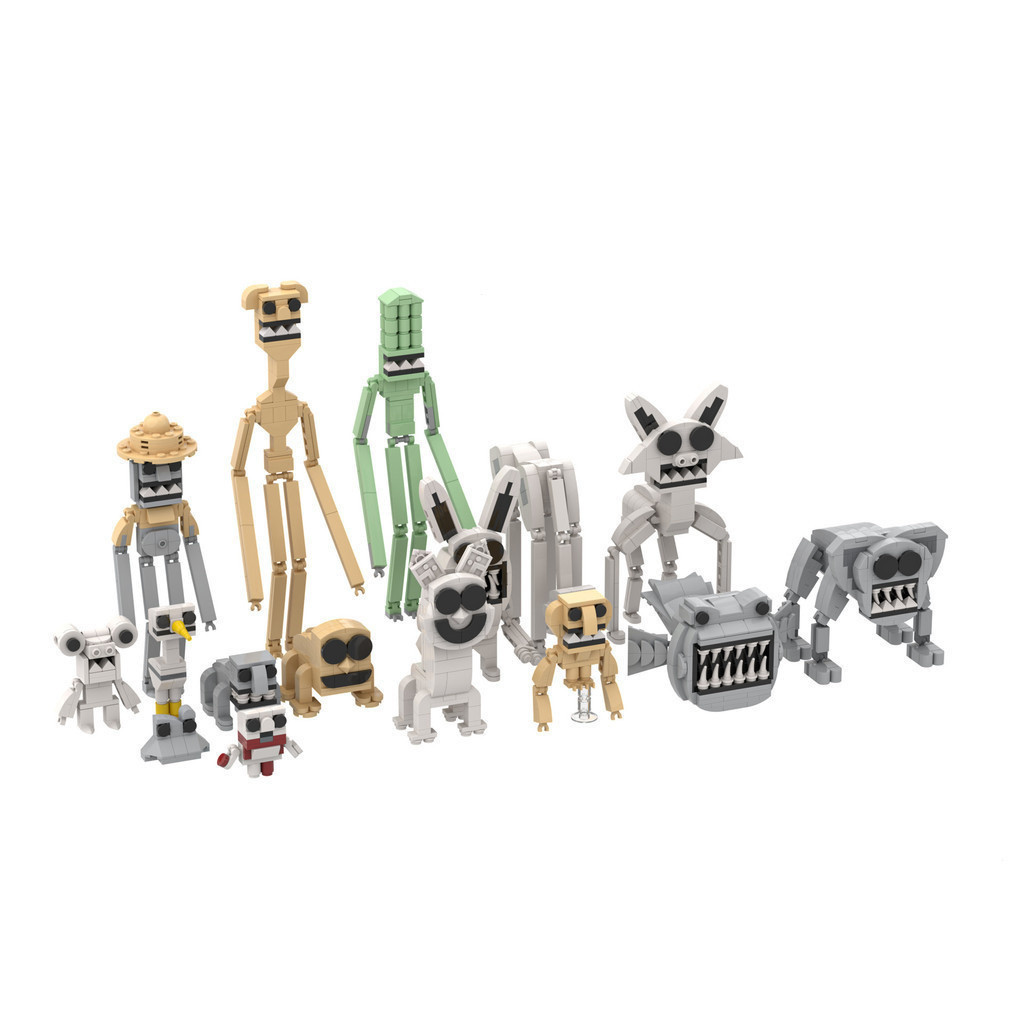 New Zoonomaly Building Blocks toys zoo administrators Assembly Puzzle ...