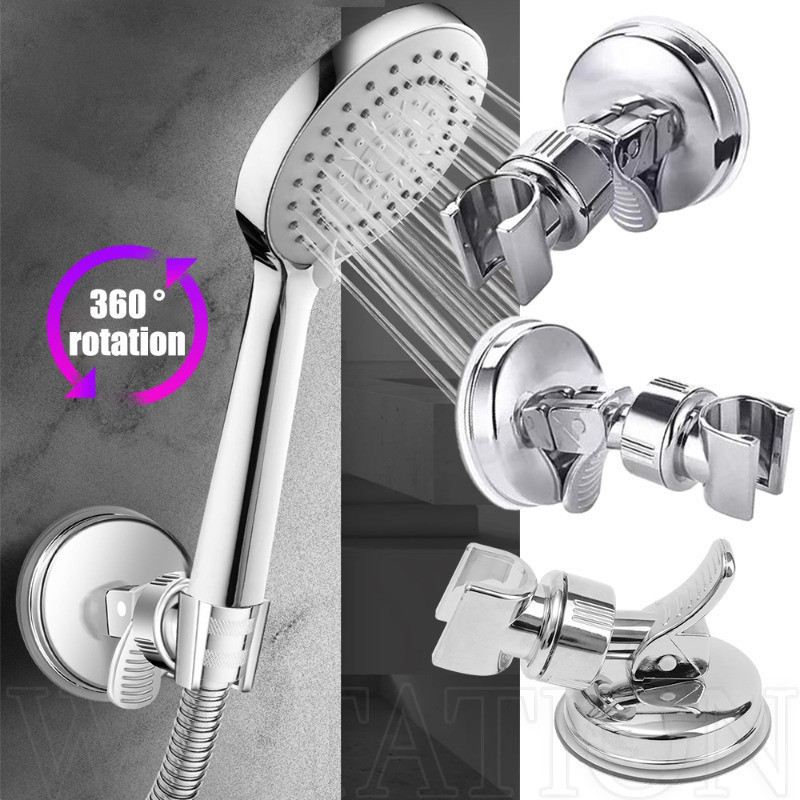 Universal Shower Holder - Punch Free, Suction Cup, 360° Adjustable ...