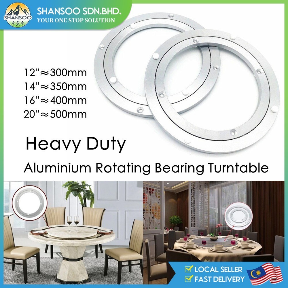 Aluminium Lazy Susan Rotating Tray Round Table Bearing Thickening ...