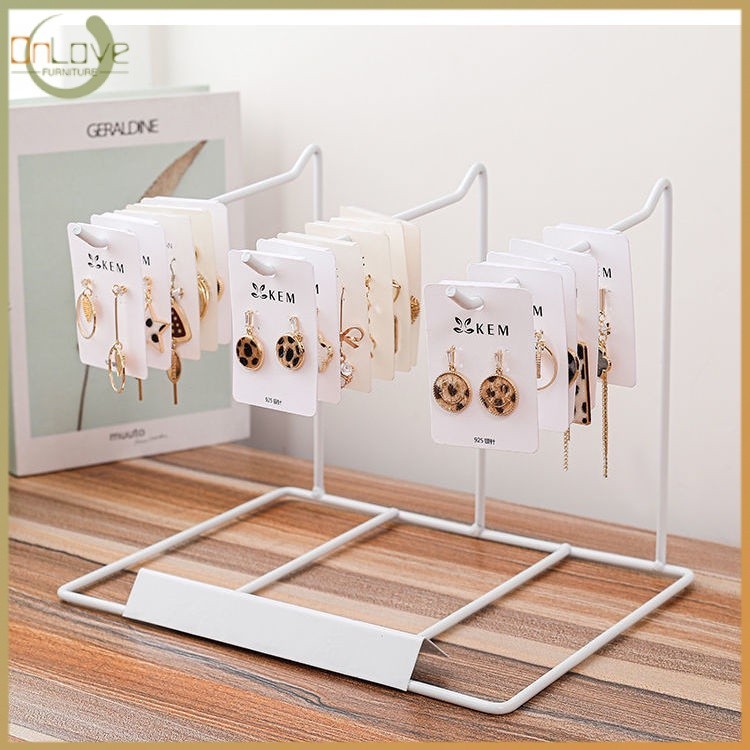 Creative earring rack display stand lipstick hair hoop keychain ...