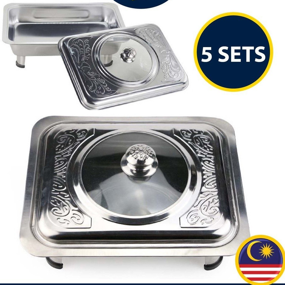 5 Set 34x28 BUFFET EMBOSSED /BUFFET TRAY SET / BUFFET FOOD TRAY ...
