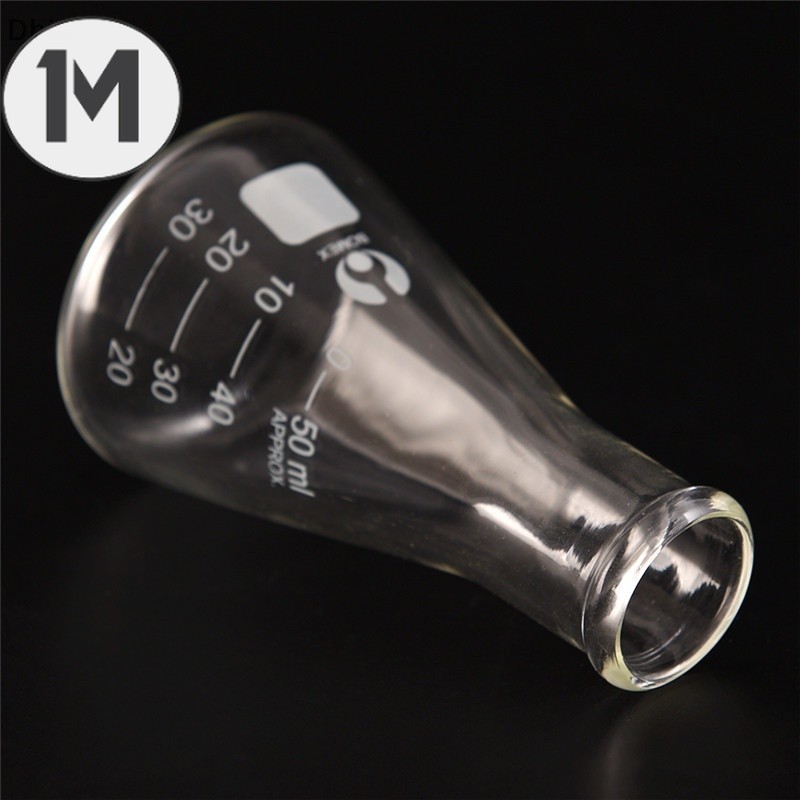 1M 1pcs High quality lab triangle glass flask conical flask labratory ...
