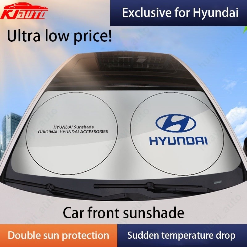 Hyundai Car Windshield Sun Shade Cover Visor Protector Interior Anti UV ...