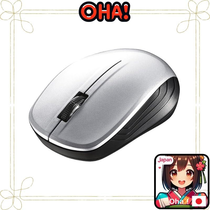 BUFFALO wireless (2.4GHz) BlueLED mouse 3 button black BSMBW105BK from ...