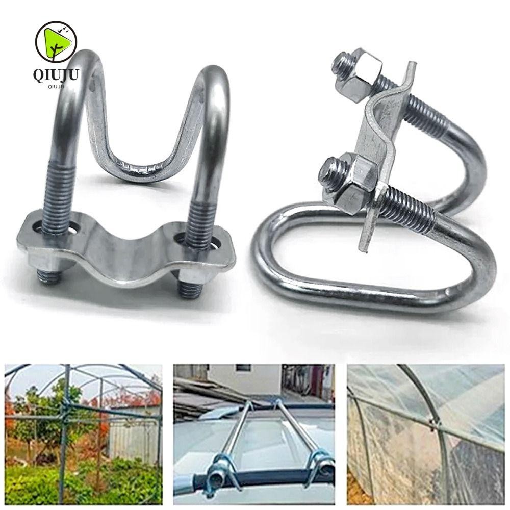 QIUJUU 1Pcs U Bolt, Steel Connector Scaffolding Fixing Hose Clamp ...