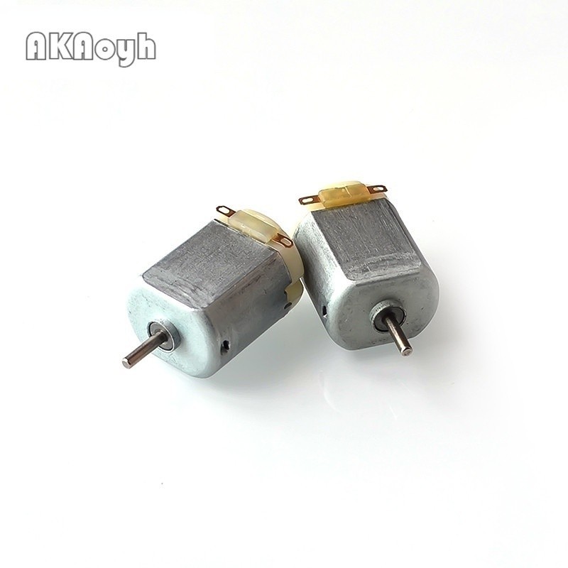 1PCS 130 Small DC MOTOR 3 to 5V Miniature motor four-wheel motor small ...
