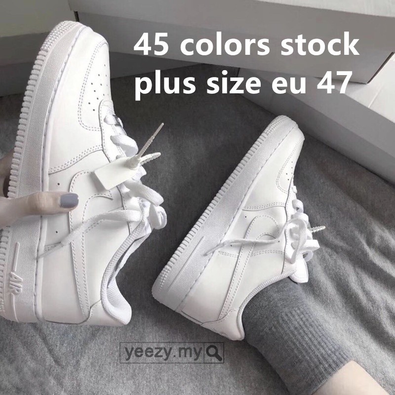 45 colors high quality plus size uk11.5 af1 low air force 1 men women ...