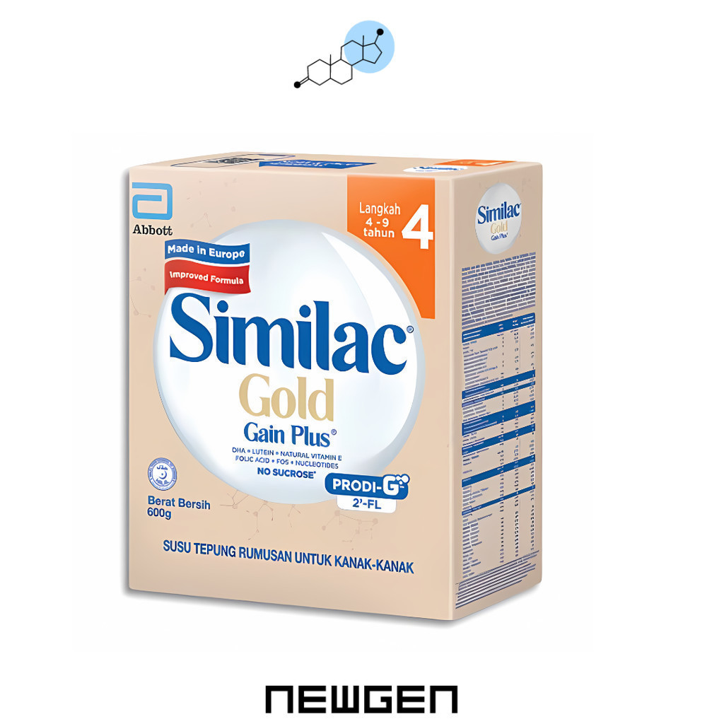 Similac Gold Gain Plus Step 4 600g Growing Up Milk for Faster Learning ...
