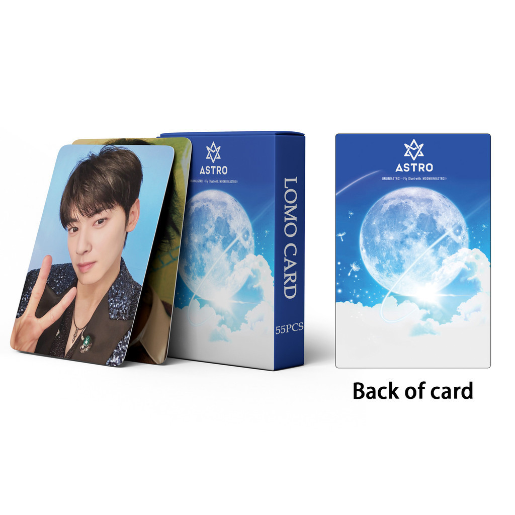55pcs ASTRO Photocards Circles 8th Anniversary Lomo Cards JIN JIN MJ ...