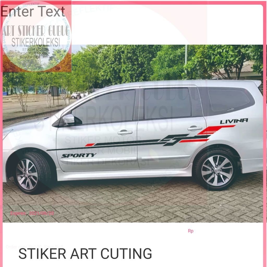 Car Cutting Sticker STRIPING Lis Variation Sticker Car Sticker Cutting ...