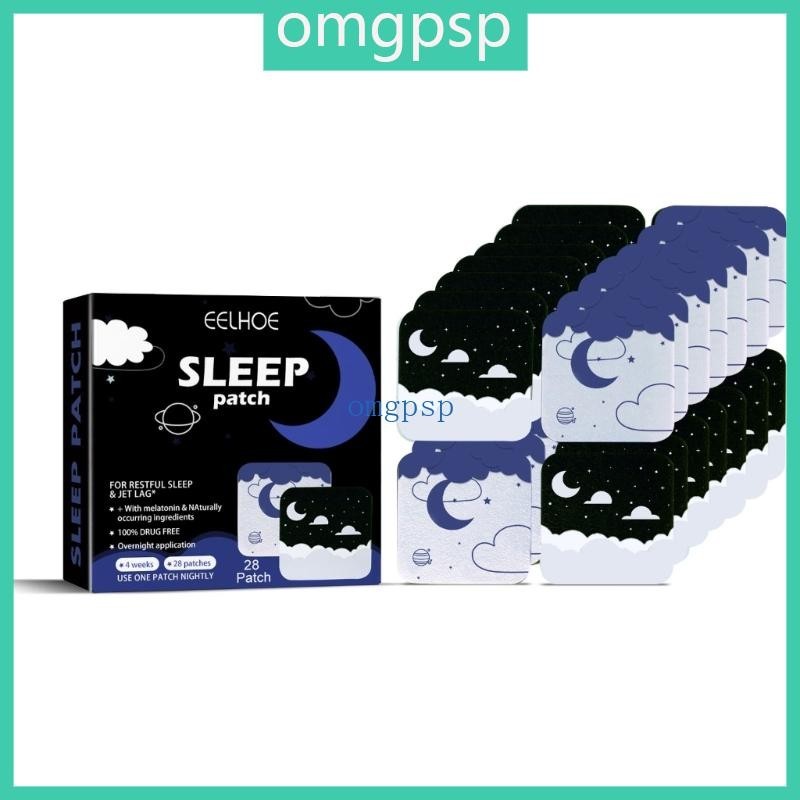 OMG 28pcs box Improve Sleep Patch Anxiety Relieve Headache Stress ...