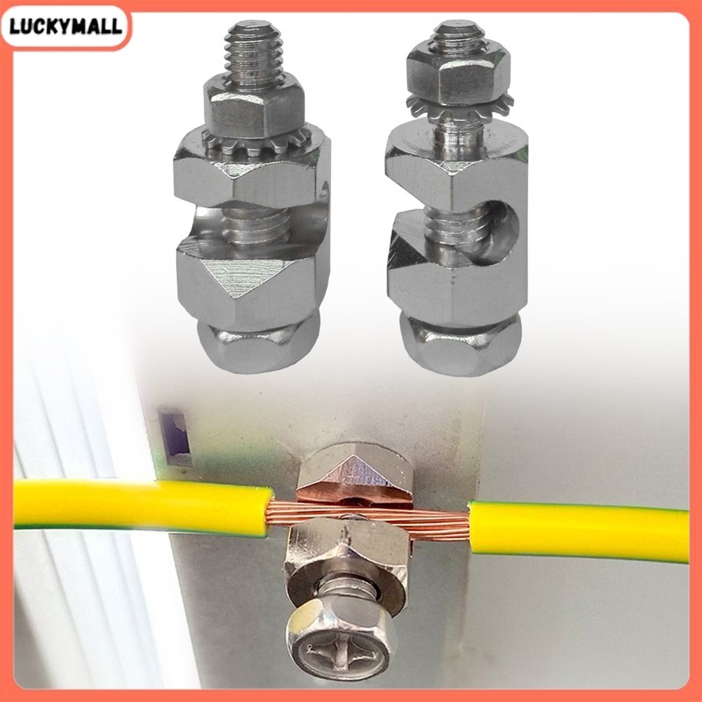 KMU 2X Solar Grounding Lug Solar Panel Fasteners Wire Clip Protection ...